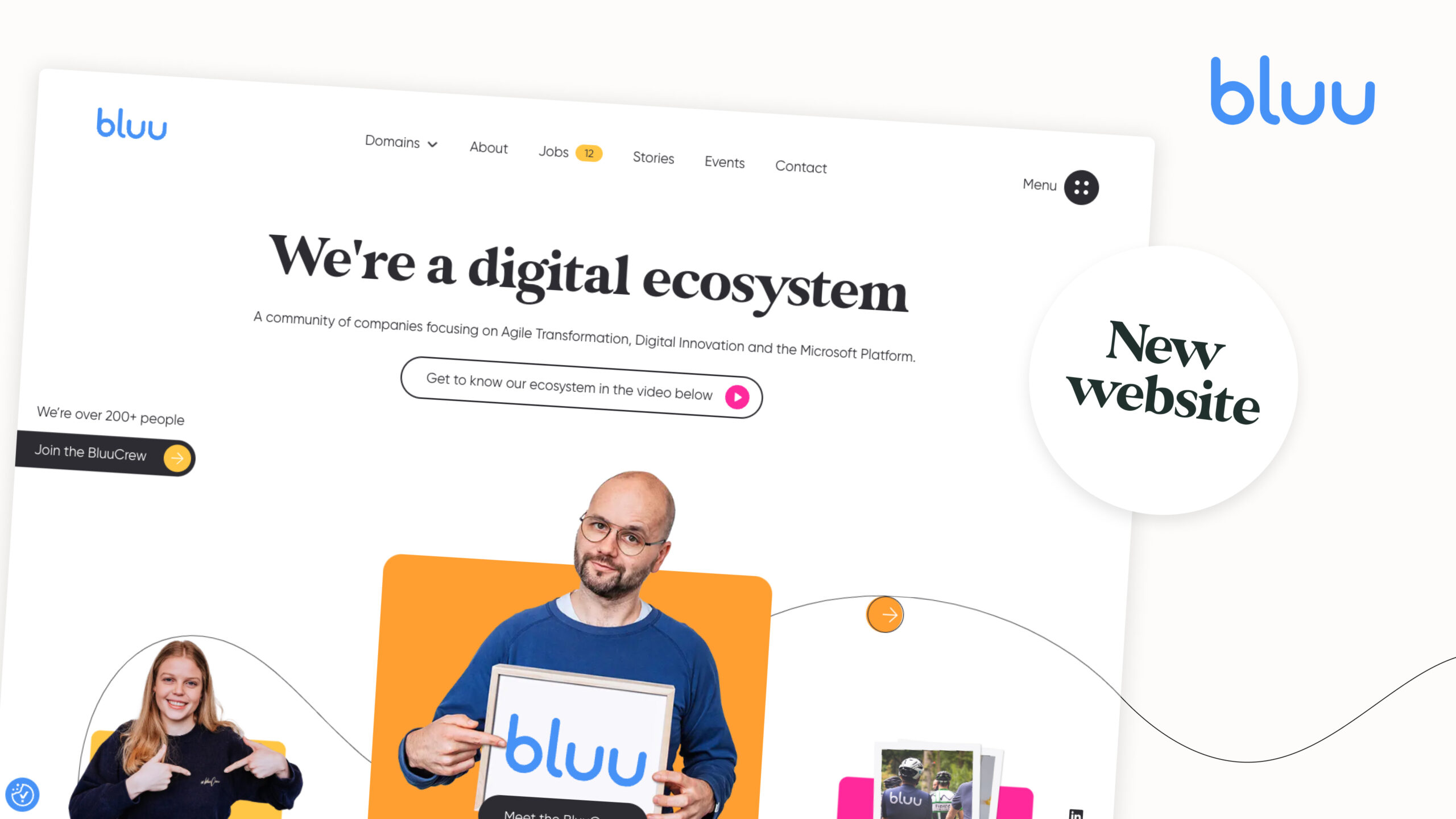 We're a digital ecosystem - Bluu